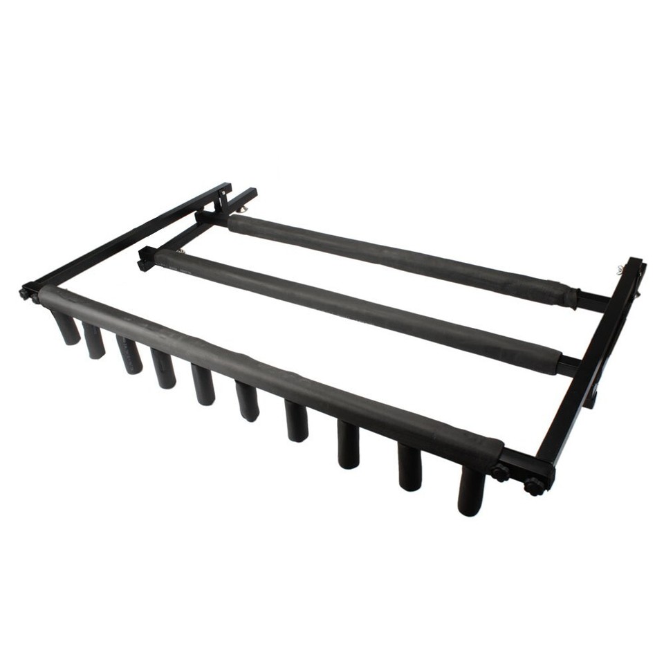 New 9 Guitar Rack Stand - Folding Nine Multiple Stage Storage Bass ...