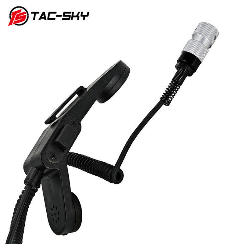 NEW TAC-SKY H250 6pin PTT Tactical Microphone Hand MIC for PRC-152 148 ...