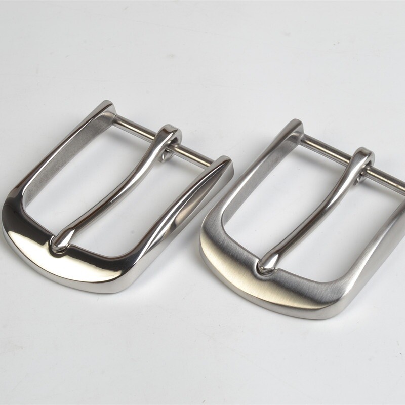 Replacement Stainless Steel Single Prong Rectangle Leather Belt Buckle ...
