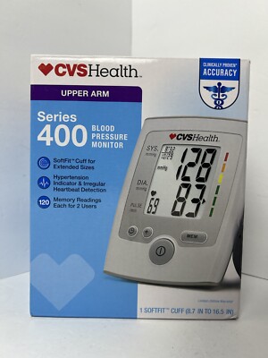 CVS Health Series 400 Blood Pressure Monitor For Upper Arm - Extended ...