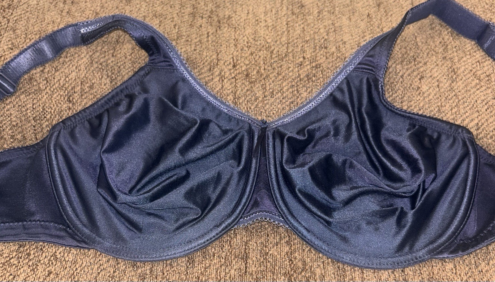 Wacoal 855192 Dark Navy Blue Basic Beauty Full Figure… - Gem