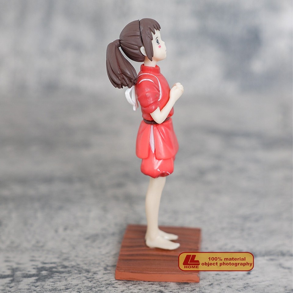 Anime character ogino chihiro lovely girl Red 1pc Figure Statue Toy ...