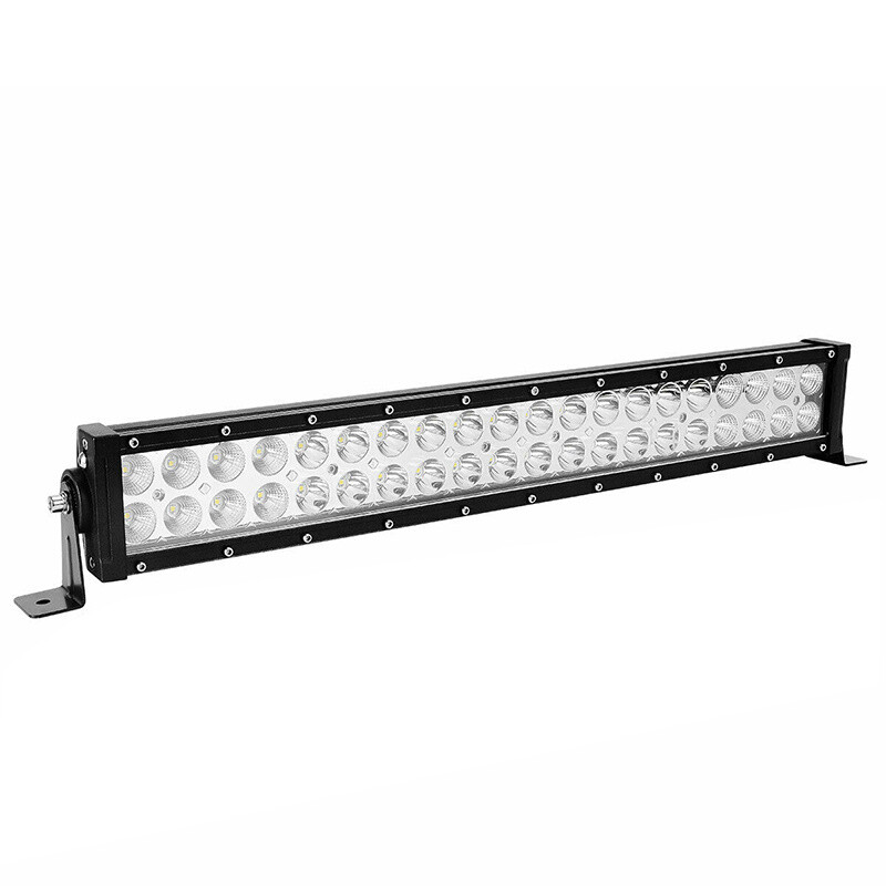 22" 1200W LED Light Bar Spot Flood Combo + 4x 4" Pods Offroad Fog ...