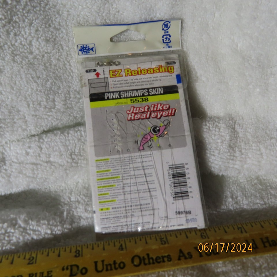 Owner Pink Skin-Sabiki #14 Bait Catcher Rigs 5538 NEW IN PACKAGE | eBay