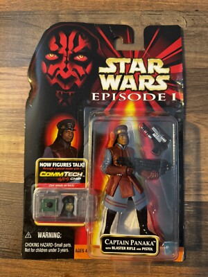Hasbro Star Wars Captain Panaka w/Blaster Rifle and Pistol 84108 Action ...
