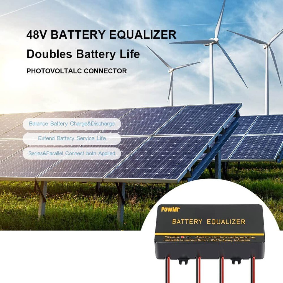 24V 48V Battery Equalizer Balancer Solar System Protection Battery ...