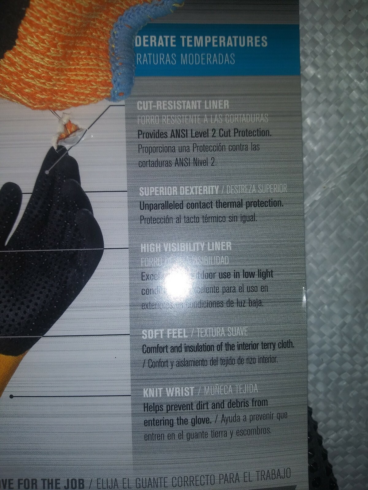Mapa Temp-Dex 720 Nitrite Gloves, 10-1/4 Length, Size 11, Orange ...