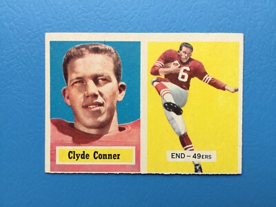1957 Topps Football Clyde Connor #78 Rookie Card Solid Card OC | eBay