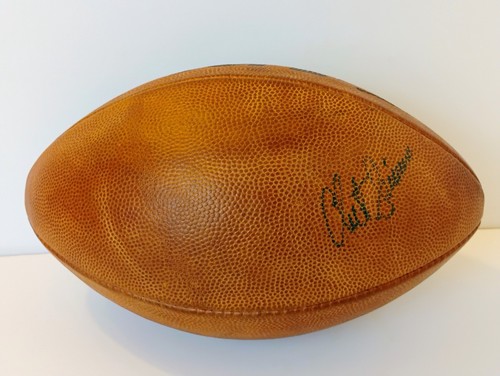 Official USFL Wilson Football Ball SIGNED By Commissioner Chet Simmons ...