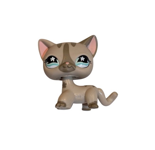 Littlest Pet Shop LPS 792 Shorthair Cat Blue Eyes Blue Magnet 2006 ...