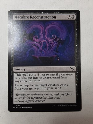 MTG Magic the Gathering: Macabre Reconstruction 0093 Murders at Karlov Manor NM | eBay