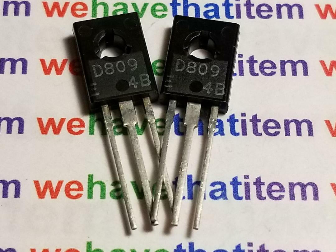 2SD809 / D809 / TRANSISTOR / TO126 / 2 PIECES (qzty) | eBay