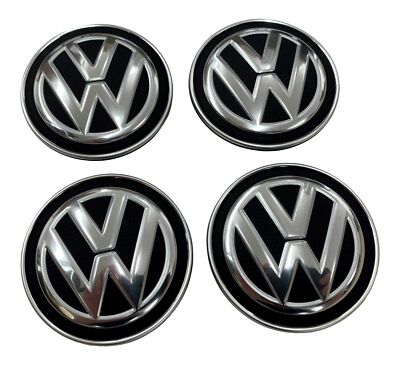 4x Original VW Dynamic Hub Caps Cover SPINNER for Alloy Wheels | eBay UK