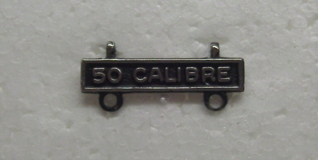 U. S. Army Basic Qualification Badge 50 CALIBER Bar HOOK TYPE | eBay