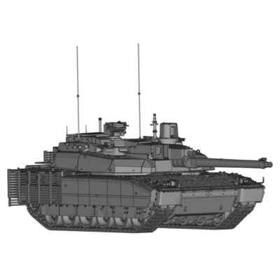 3D Printed 1/72/87/144 French Leclerc AZUR Main Battle Tank Unpainted ...