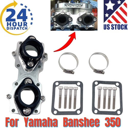 Carb Billet Intake Manifolds Boot Kit For Yamaha Banshee ATV 33mm 34mm ...