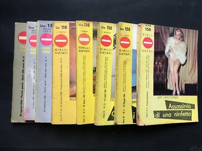 LOTTO 9 volumi "I Gialli VIETATI" anche singoli minimo 2 volumi 1956-1961 | eBay