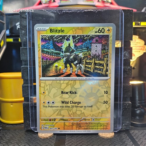 Blitzle Paradox Rift Reverse Holo Pokémon TCG 062/182 Scarlet & Violet ...