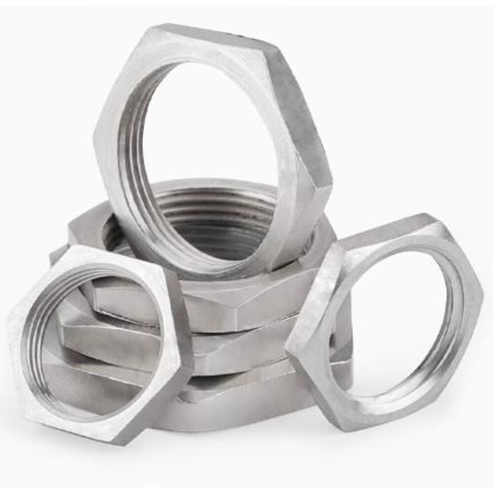2PCS M22*1 Female Hex Lock Nut Pipe Fitting Stainless Stee Pitch | eBay ...