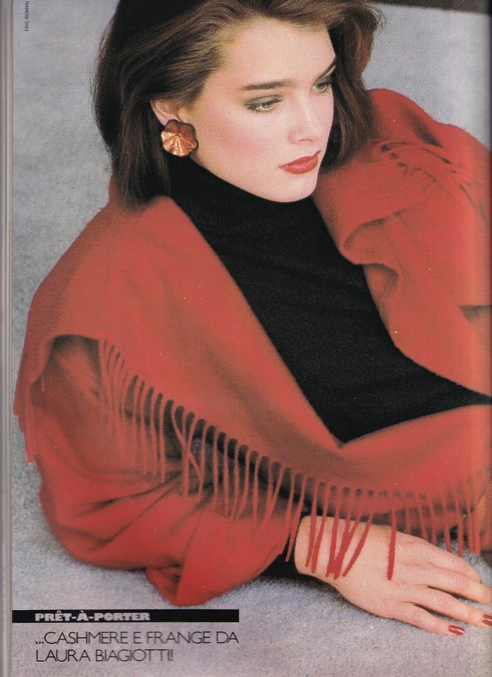 HARPER'S BAZAAR ITALIA 1981 BROOKE SHIELDS JANICE DICKINSON KIM ALEXIS ...