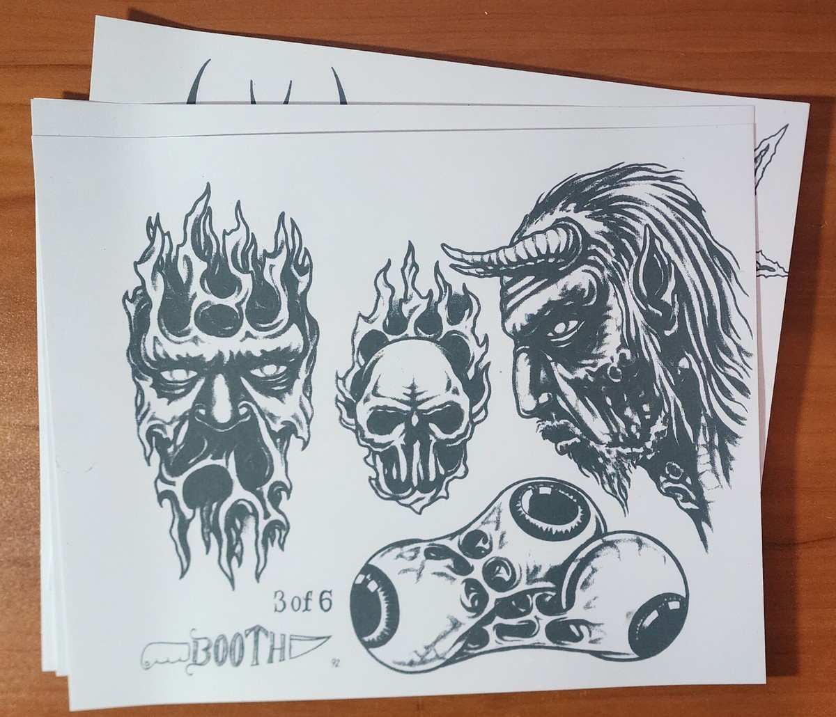 Paul Booth Tattoo Flash Art