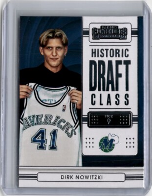 2022 Panini Contenders #12 Dirk Nowitzki Historic Draft Class ...