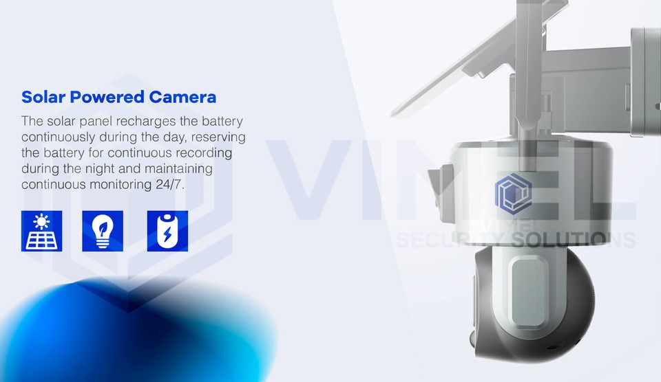 4G Dual Security Camera 64GB Solar LIVE SIM Card ULTRA HD 4K Human AI ...