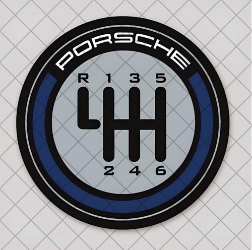 Manual Transmission Decal for Porsche (3 inches/Front Adhesion) | eBay