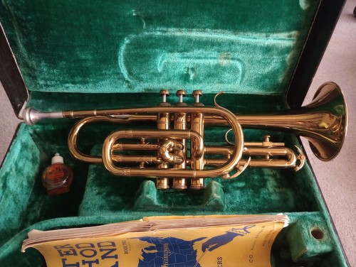 VINTAGE ROTH REYNOLDS CORNET TRUMPET W/ ORIGINAL CASE #90771 | eBay