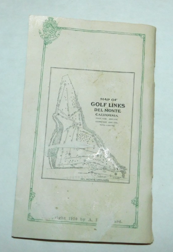 1912 California "Del Monte Guide Book" Tourist Travel Brochure Booklet ...
