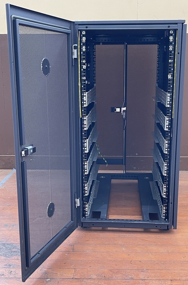 Dell 24U Server Cabinet 07P405 Server Rack Enclosure Cabinet | eBay