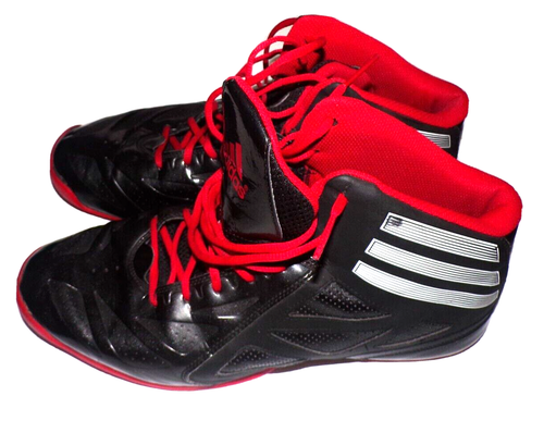 ADIDAS Pro Model Basketball Shoes Torsion System Black Patent Leather ...
