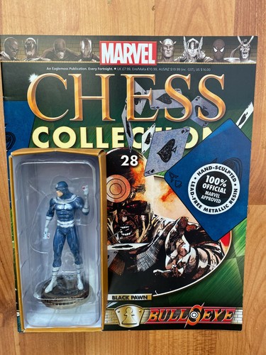 MARVEL CHESS COLLECTION ISSUE 28 BULLSEYE EAGLEMOSS FIGURE FIGURINE ...