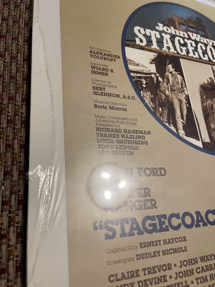 Stagecoach John Wayne RCA SelectaVision CED RCA Videodisc Vintage Movie ...