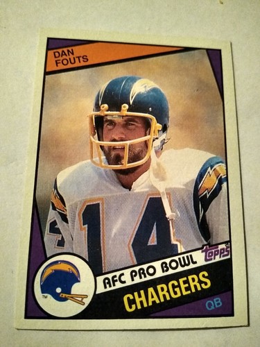 1984 DAN FOUTS TOPPS NFL CARD #179 SD SAN DIEGO CHARGERS OREGON DUCKS ...