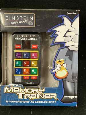 EINSTEIN BRAIN GAMES THE MICRO MEMORY TRAINER, HANDHELD ELECTRONIC GAME ...