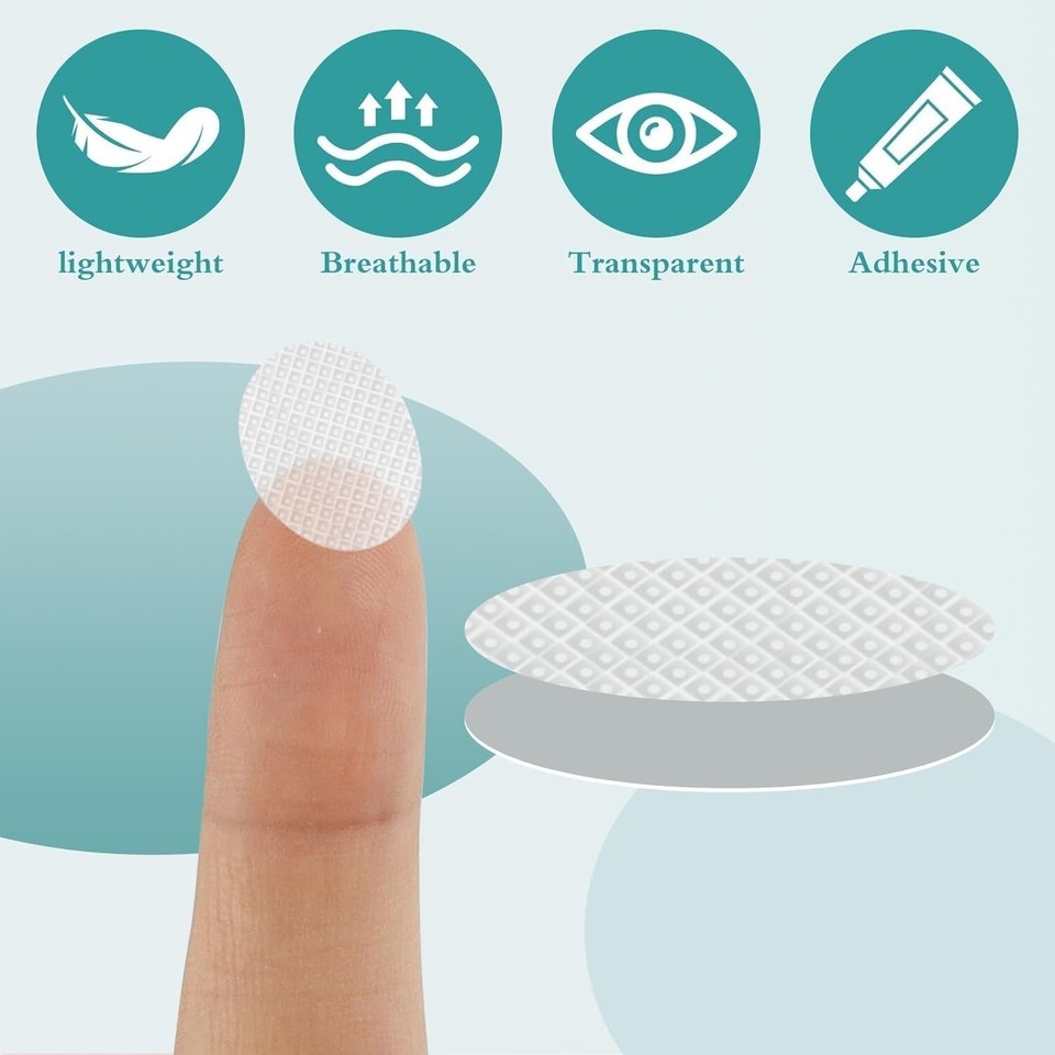 500PCS Ear Lobe Support Patches for Earrings, Clear Earring Stickers ...