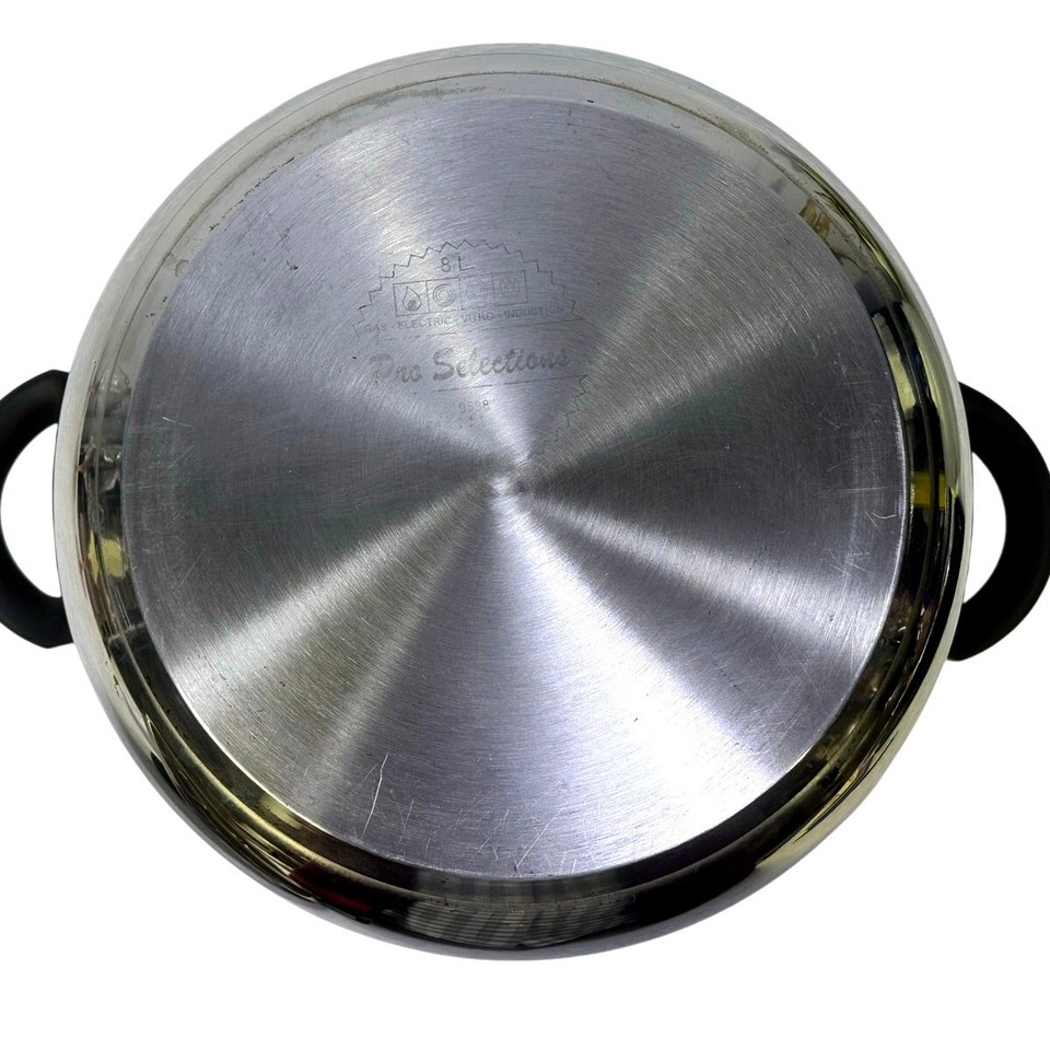 Pro Selections Rapid Chef 8 Liter Pressure Cooker Heavy Duty 18/10 ...