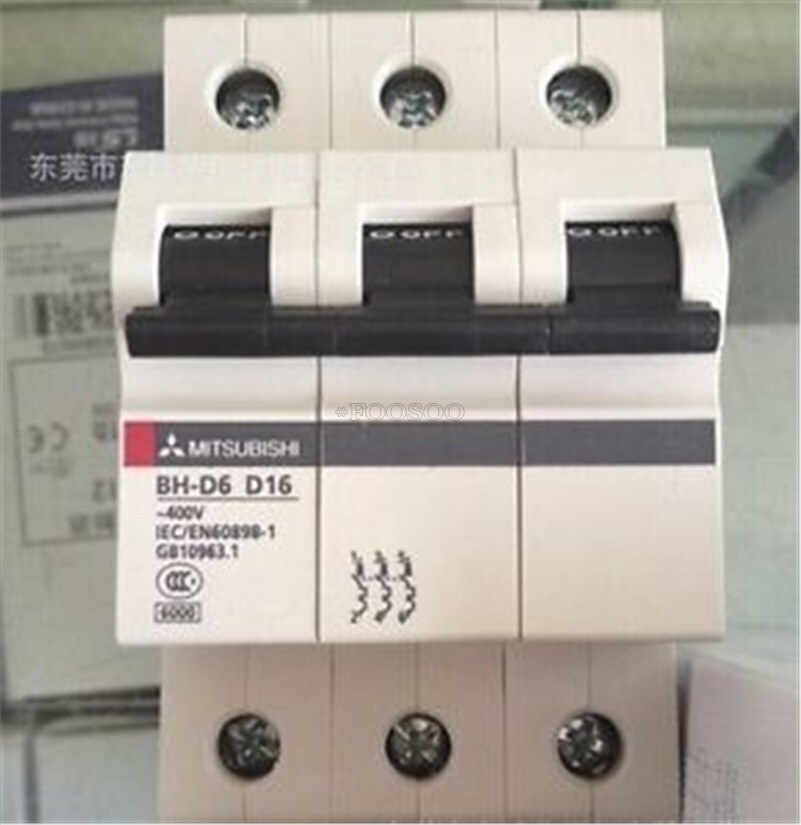 Mitsubishi Circuit Breaker BH-D6 Bh D6 3P D16 lh | eBay