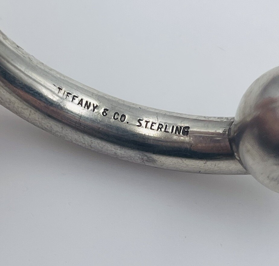 Tiffany & Co. Vintage Pair Sterling Silver Baby Teething Rattles | eBay ...