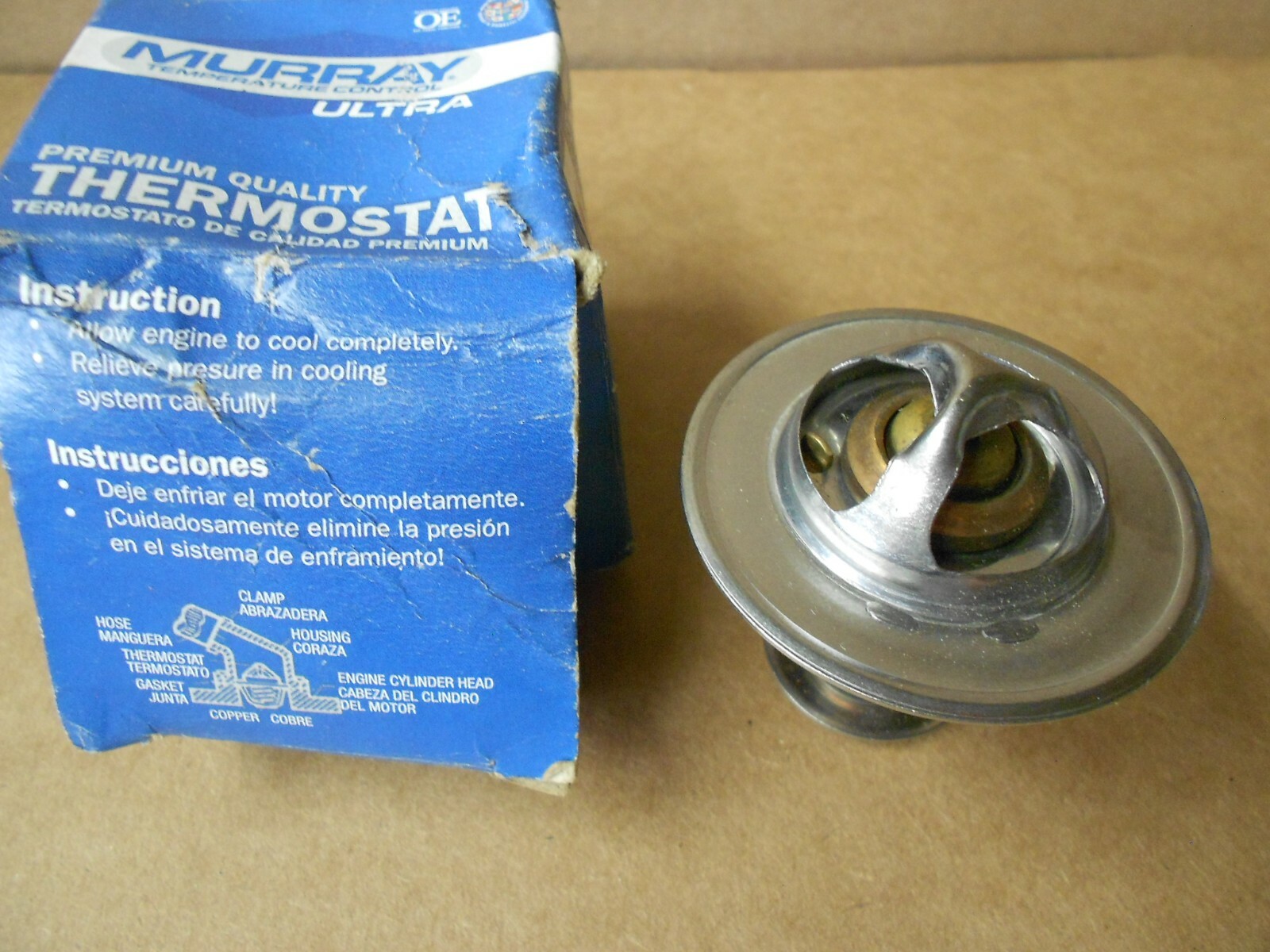 Engine Coolant Thermostat-Ultra Thermostat Murray 15397 for sale online ...