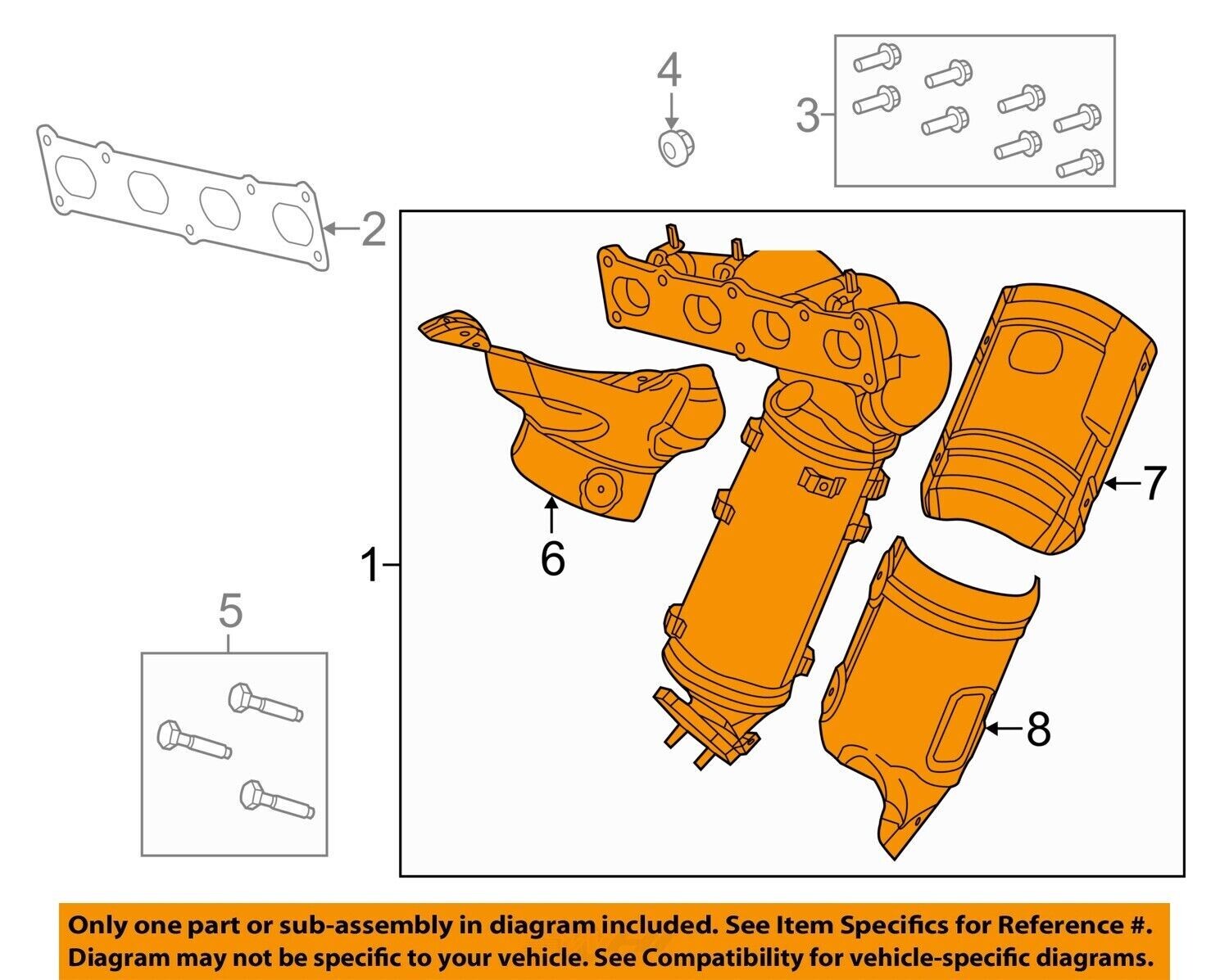 CHRYSLER OEM 15-19 200 Exhaust Manifold-Exhaust Manifold 68432342AA for ...