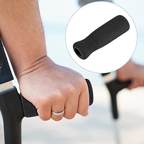 2Pcs Heavy Duty Foam Cane Handle Grip Replacement for Standard Sized ...