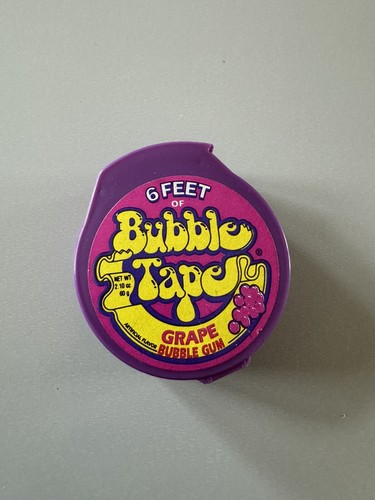 Vintage Bubble Tape Grape Container EMPTY purple GREAT CONDITION! | eBay