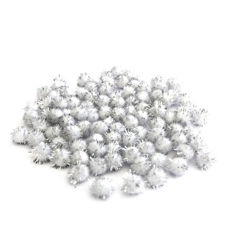 Pom Poms - 12mm (1/2") - Craft Fluffy Fuzzy Pom Pom Balls 100 pack - 23 ...
