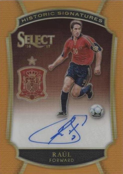 2016-17 Panini Select - Historic Signatures Raul #HS-R Orange Prizm /60 ...