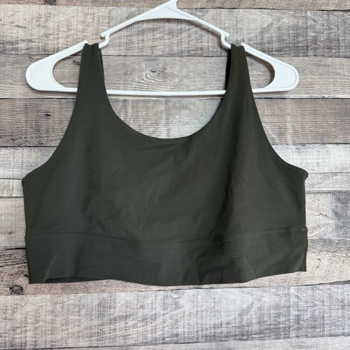 Nike Women's Dri-Fit Alate Sport Bra Size 1X Gray Support Athletic Gym ...