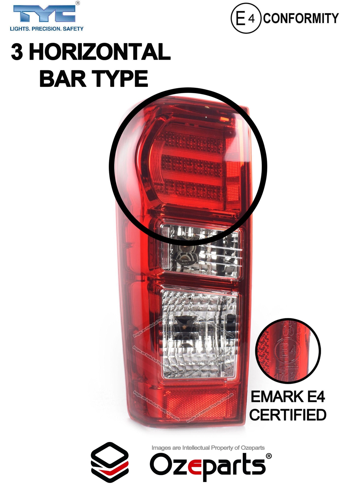 Set Pair LH+RH Tail Light Rear Lamp LED Type 2 For Isuzu DMax D-Max Ute ...