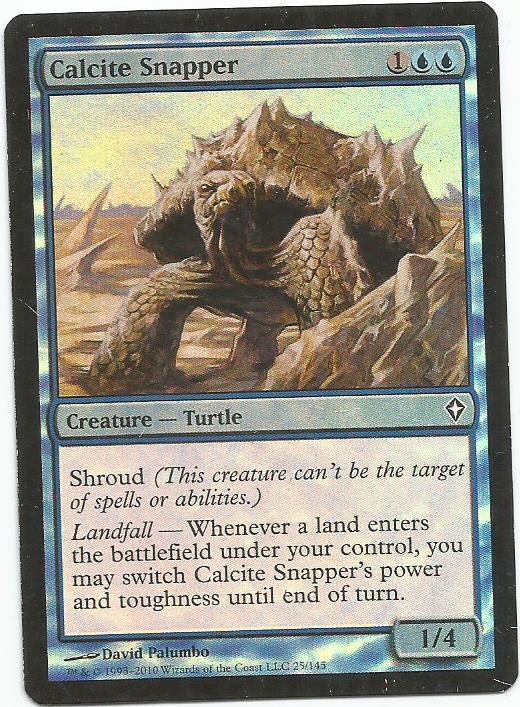 1x Foil - Calcite Snapper - Magic the Gathering MTG Worldwake | eBay