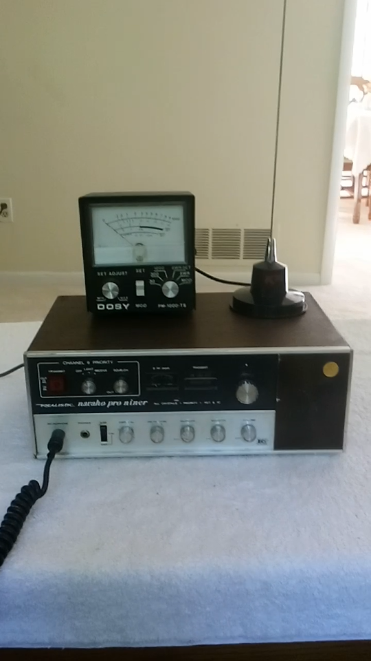 Vintage REALISTIC NAVAHO PRO NINER Base Station CB Radio Shack 21-149 ...